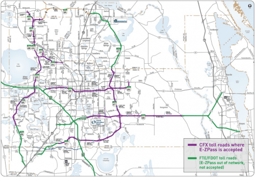 E-ZPASS Now Accepted on Some Central Florida Toll Roads