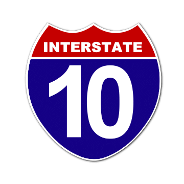 360x360-i-10-shield | The I-4 Exit Guide